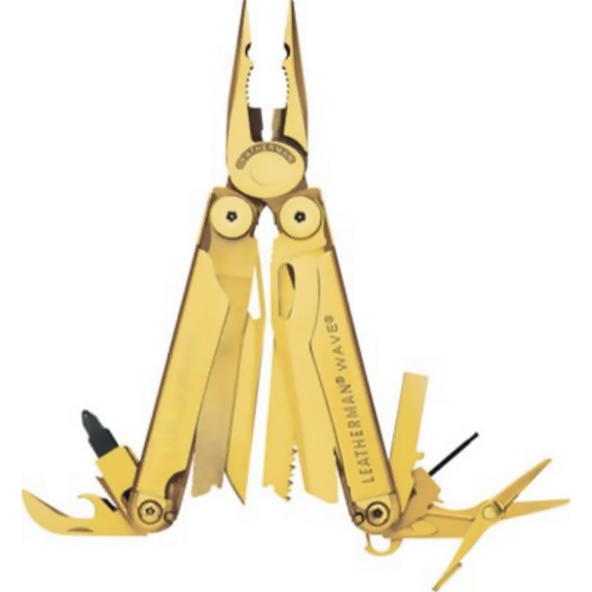 LEATHERMAN ' WAVE ' LIMITED EDITION 24K GOLD PLATED MULTITOOL *BRAND ...
